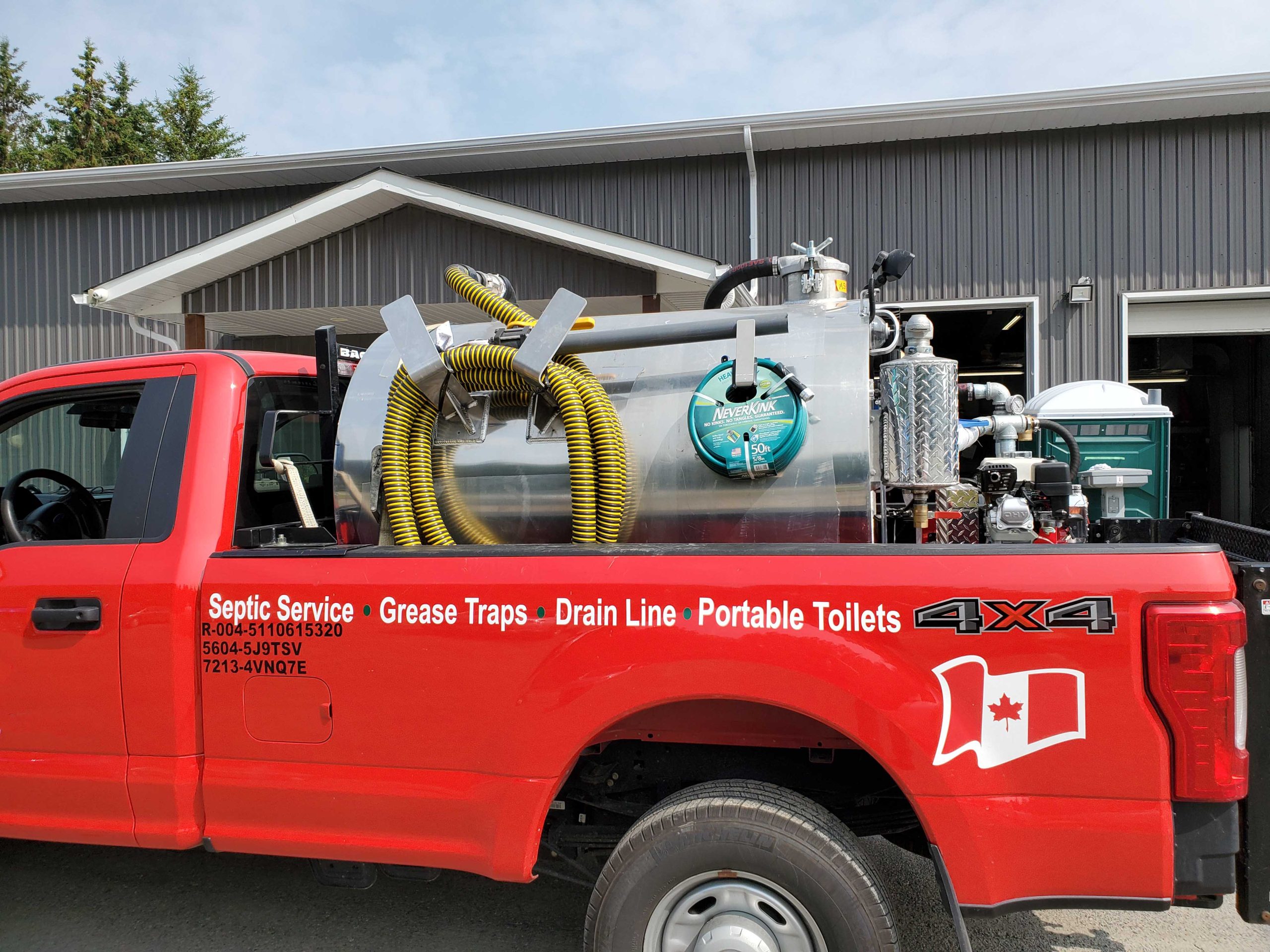 Wabash (450-gallon / 300 Waste / 150 Water) “Portable Restroom Service ...