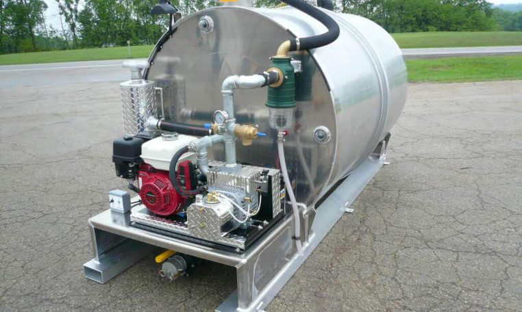 Wabash (800-Gallon) “Vacuum Only Service” Portable Slide-In Unit ...